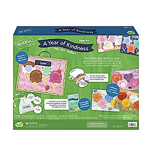 Peaceable Kingdom A Year of Kindness Calendar, Monthly Activity Board of Caring Activities