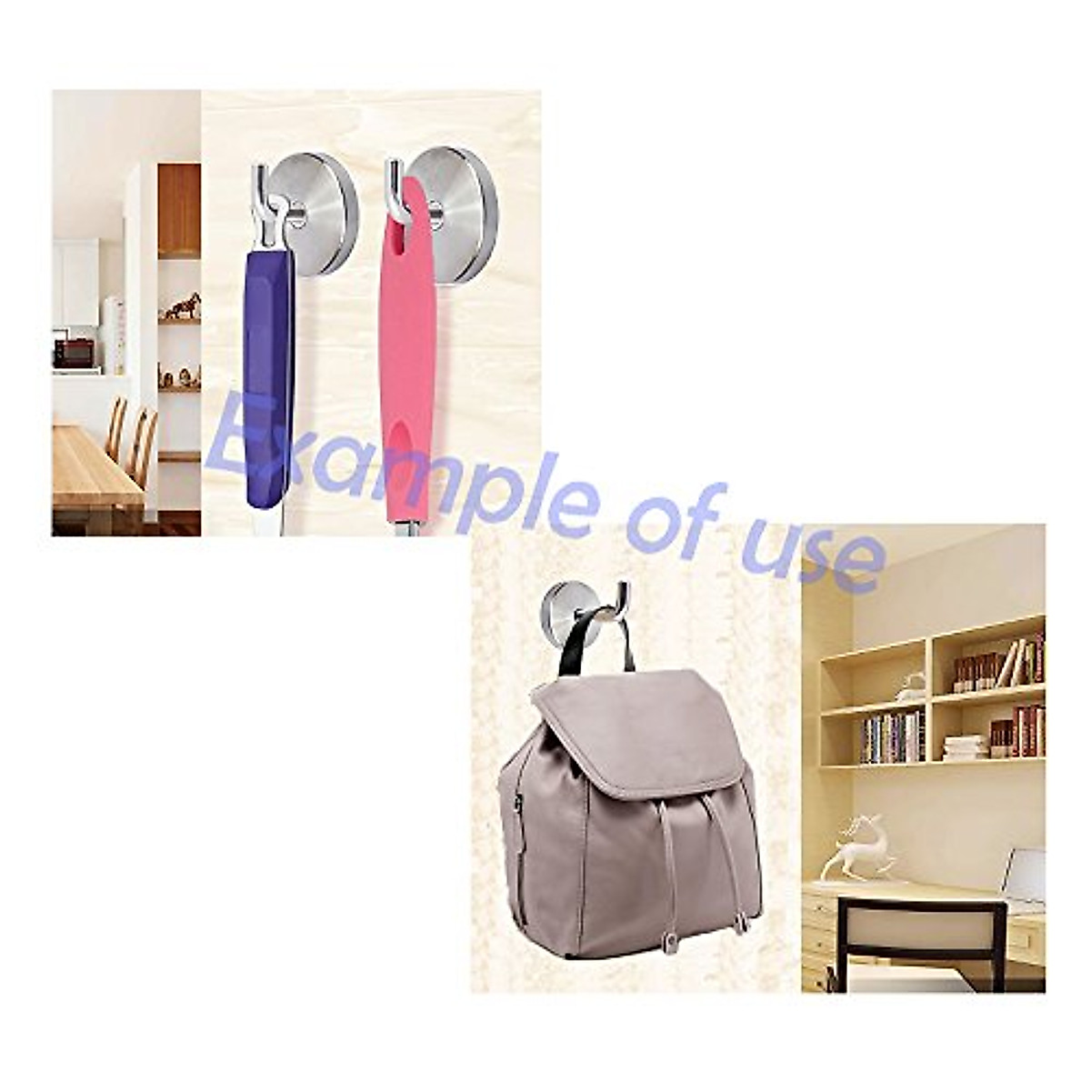 NELXULAS Brushed Stainless Steel Short Single Heavy Duty Wall Mount Hook, Coat Hook, Towel Hook, 4 in Pack