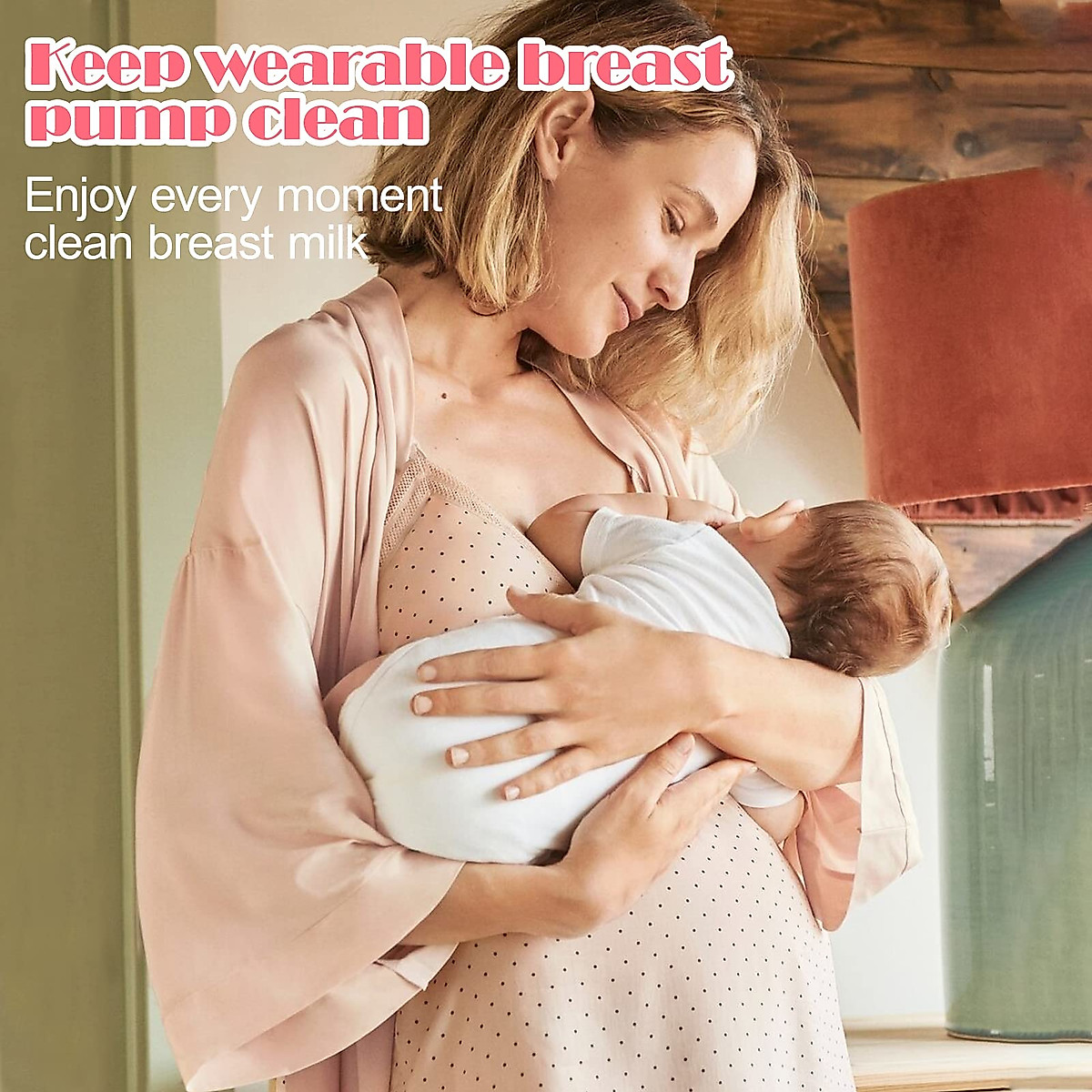 Flange Insert 13/15/17/19/21mm 5pcs, Compatible with Momcozy S9/S9 pro/S12/S12 pro, Including Duckbill Valve&Silicone Diaphragm for Wearable Breast Pump, Reduce Nipple Tunnel Down to Correct Size