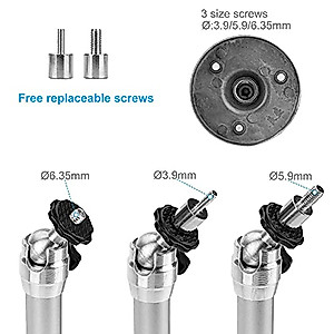 YiePhiot Mini Ceiling Wall Projector Mount Stand Compatible with QKK, DR.J, DBPOWER, Anker, VANKYO, AAXA, Jinhoo, PVO, TMY, AuKing and Most Other Mini Projector (175mm, Silver)