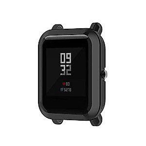 Screen Protector Case Compatible with Amazfit GTS 2 Mini/Bip U Pro Smartwatch Accessories TenCloud Covers Scratched Resistant Full Protective Cover for GTS 2 Mini (Black) Not fit Bip 3 Pro