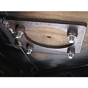 Mac's Tie Downs 330004 360 Degree Swivel Stainless Steel Recessed D-Ring for Tie Down Anchor - 6,000 lb Load Capacity