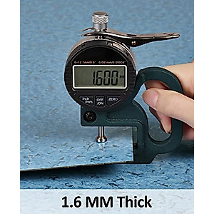 WESTICK Blue Peel & Stick Floor Tiles - Thick, Durable, Waterproof Vinyl Flooring - 5 Pack, 12x12 IN