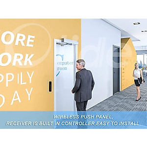 Olideauto Automatic Door Opener WiFi Phone Controlled,Smart Home Electric Swing Door Operators+WiFi Smart Phone Controller+Wireless Push Switch