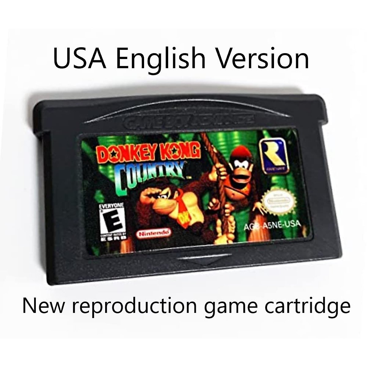 Donkey Kong Country Game Cartridge Card, Super Combo Classic Gameboy Advance Collection, 32 Bit Retro Video Game, 【English Version】, for GBA/ GBM/ GBA SP/ NDS/ NDSL All Version Console
