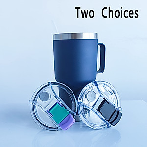 Tumbler Lids Replacement Design for YETI Rambler 35 oz Straw Mug,for YETI Tumbler 30 oz Black