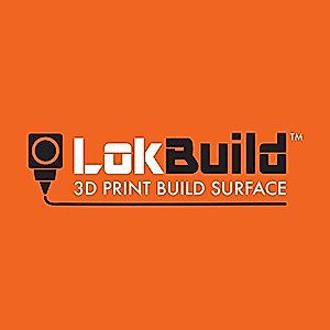 LokBuild 3D Print Build Surface, sticky back sheet, quick, clean removal of printed parts, versatile (SINGLE PACK 6" (153x153mm))