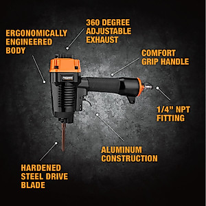 Freeman PPNNR Pneumatic 7-Gauge to 14-Gauge Heavy Duty Punch Nailer/Nail Remover