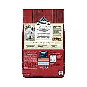 Blue Buffalo Wilderness Rocky Mountain Recipe High Protein, Natural Senior Dry Dog Food, Red Meat 22-lb