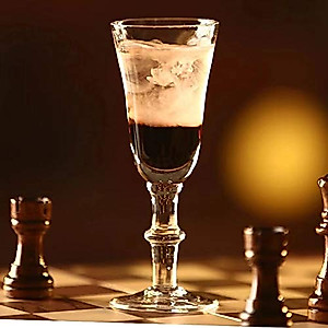 Cordial Glasses,1 OZ Lead-Free Limoncello Glasses, Clear Aperitif Glasses Set of 6