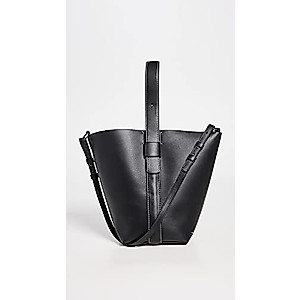 Proenza Schouler White Label Women's Sullivan Leather Bag, Black, One Size