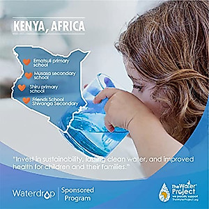 Waterdrop WD-F13 Replacement for GE® MWF®, SmartWater® MWFP, MWFINT, MWFA, GWF, HDX FMG-1, Kenmore® 9991, GSE25GSHECSS, WFC1201 Water Filter, 3 Pack