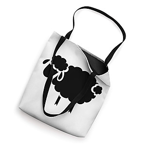 Black Sheep Silhouette Design Tote Bag