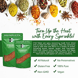 NPG Authentic Sichuan Chili Flakes 8 Ounces, Medium Hot, Szechuan Crushed Red Pepper Flakes Bulk, Essential Spice Seasoning for Making Kimchi, Chili Oil, Stir-fry, Pizza, Salads, and Tacos