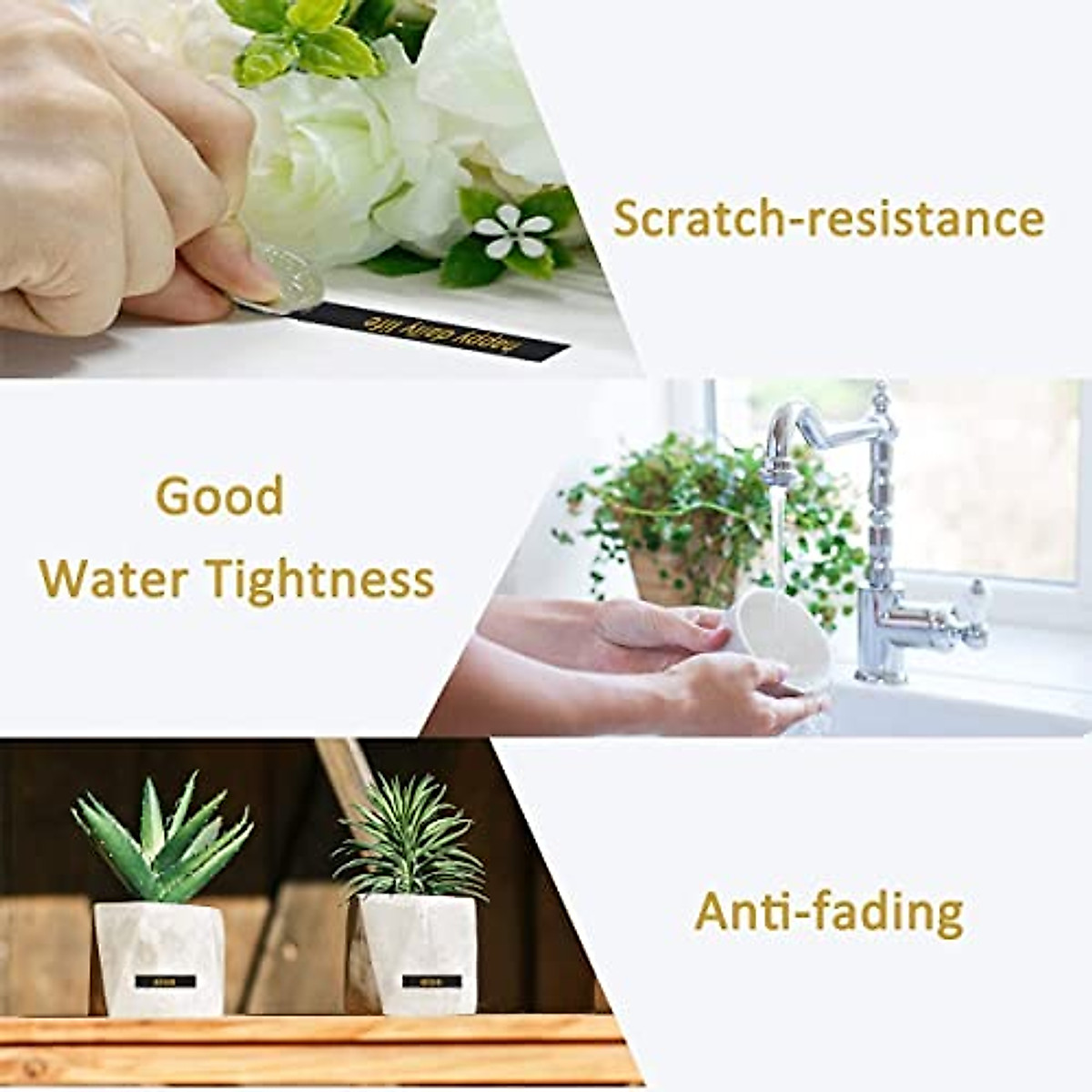 4X Unistar Compatible Brother Label Maker Gold on Black Label Tape Replacement for Brother Ptouch TZe Gold Tape TZe-334 TZ-334 Laminated 12mm 0.47 Inch Tape for Label Maker D210 H100 D400AD D600