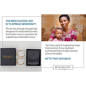 Benevolence LA Chain Hoop Earrings for Women, 14 Karat Gold Hoop Earrings for Women, 14k Real Gold Hoops Earrings, Chunky Gold Hoop Earrings, Large Gold Hoop Earrings, Women's Hoop Earrings 30mm