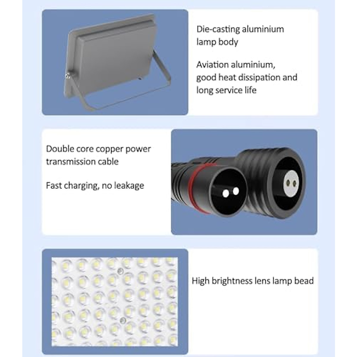 ZXXHNNAIH Home Solar Powered Street Lights, Dusk to Dawn IP67 Waterproof Solar Lights with Remote Control Extension Cord for Outdoor Parking Lot Yard,300W