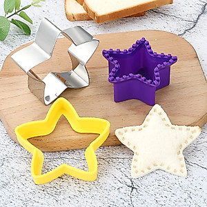 Sandwich Cutter and Sealer Set Cookie Cutters Vegetable Fruit Cutter Sandwich Cutter Cookie Stamps Mold Baking Supplement