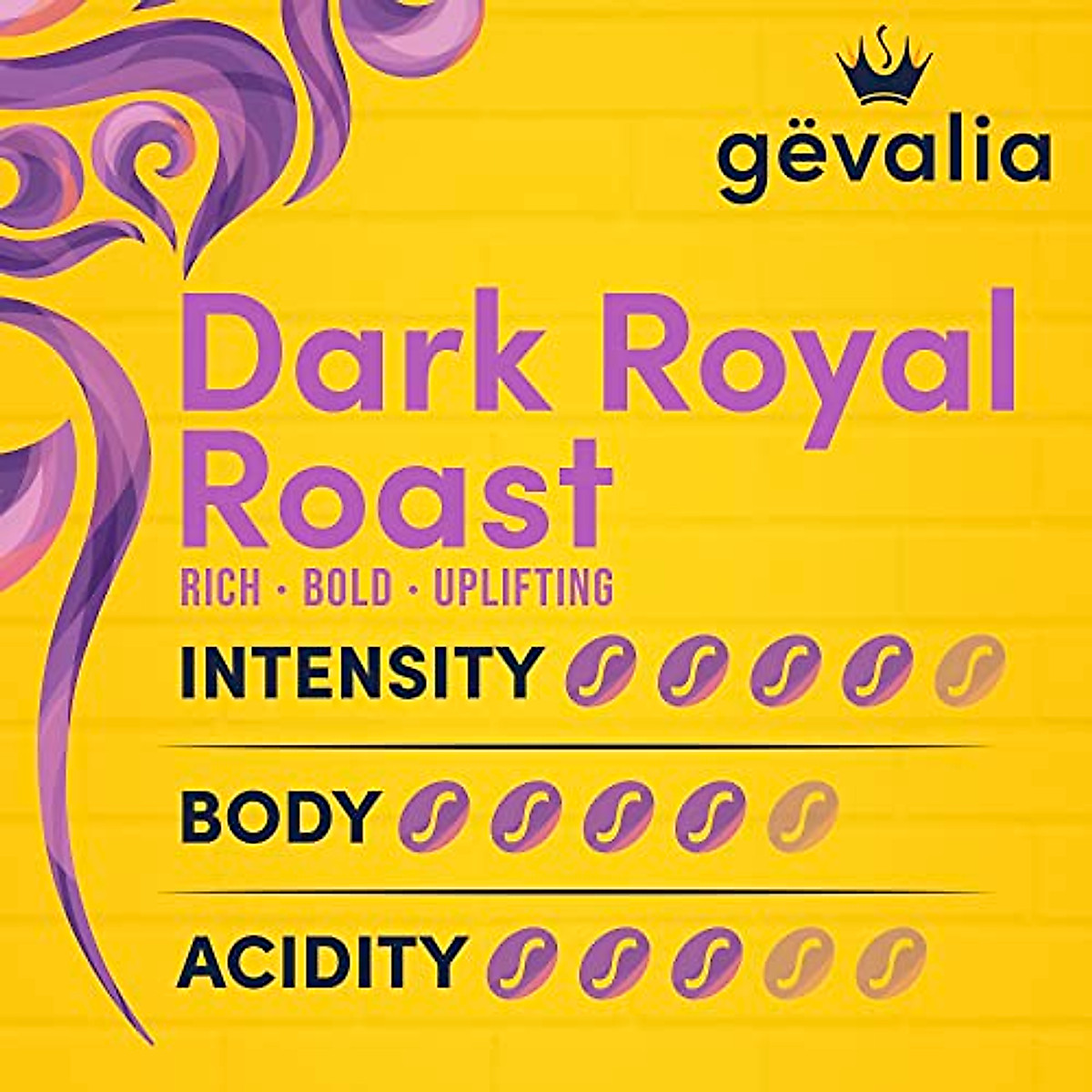 Gevalia Dark Royal Roast Dark Roast K-Cup Coffee Pods (84 Ct Box)
