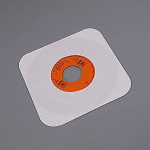 Record Vinyl Inner Sleeves in Acid Free Blank Paper, 7" LP Record Jackets Album Cover with Round Corner - Set of 50