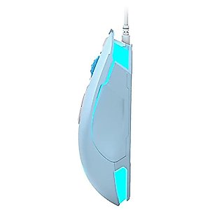 FELICON RGB Lightweight Gaming Mouse, Programmable 7 Buttons, Ergonomic LED Backlit USB Gamer Mice Computer Laptop PC,Compatible with Windows Mac OS Linux(Blue)