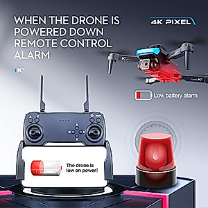 FIRE BULL Drone with Camera for Adults Kids, XT5 1080P FPV Live Video, Foldable WIFI RC Quadcopter with Dual camera switch, VR 3D Experience with 2 Batteriesm for 24 Min Flight, 3 Speeds, Toys Gifts for Boys Girls