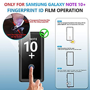 SPIDERCASE for Samsung Galaxy Note 10+ Plus Waterproof Case, Built-in Screen Protector Fingerprint Unlock with Film, Shockproof Full Body Cover Waterproof Case for Samsung Galaxy Note 10+ Plus 5G 2019