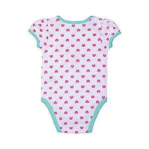 Disney Baby-Girls The Little Mermaid Ariel Bodysuit, Pink, 0-3 Months (Pack of 3)