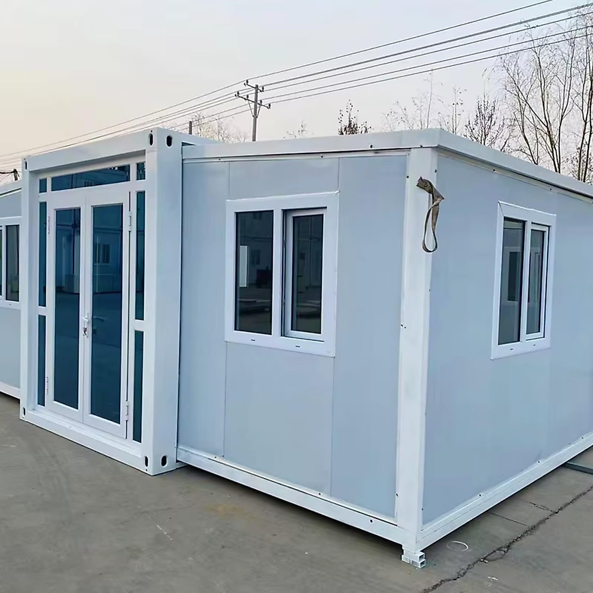 Prefab Mobile Folding Expandable Container House 20Ft 40Ft Portable Modular Modern 2 3 Bedroom Foldable Homes House