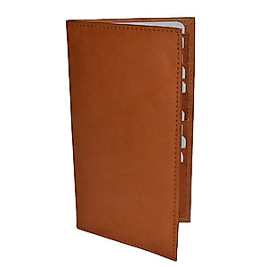 Leatherboss Wallet Womens Leather Long Credit Card Organizational Wallet (Tan)