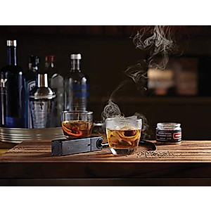 Outset Portable Food Infusion Smoker, 9-Inch, Black