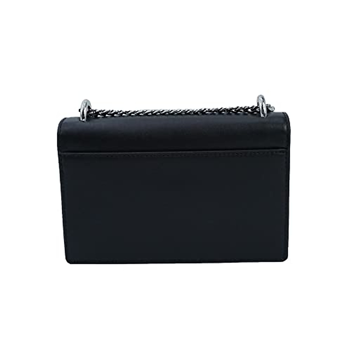 Marc Jacobs M0015908-009 Black/Silver Hardware Small Women's Double Take Leather Crossbody