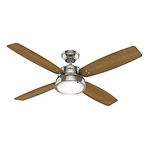 Hunter Fan Company 50388 Wingate Ceiling Fan, Brushed Nickel Finish