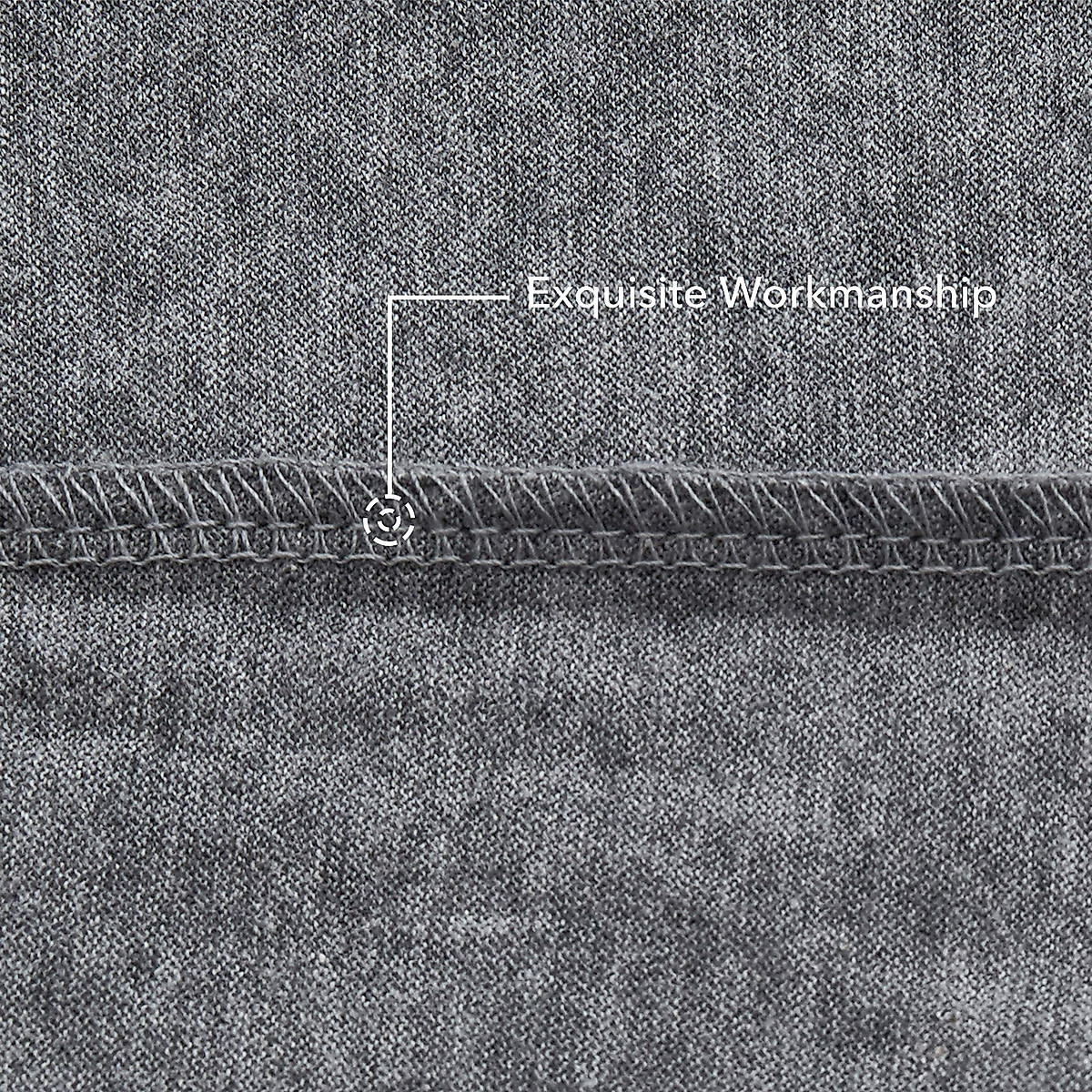 Oubonun 100% Jersey Cotton Body Pillow Cover with Zipper - Luxury Soft Removable Pillow Case - Long Fuzzy - Knitted (Grey, 21"X54")