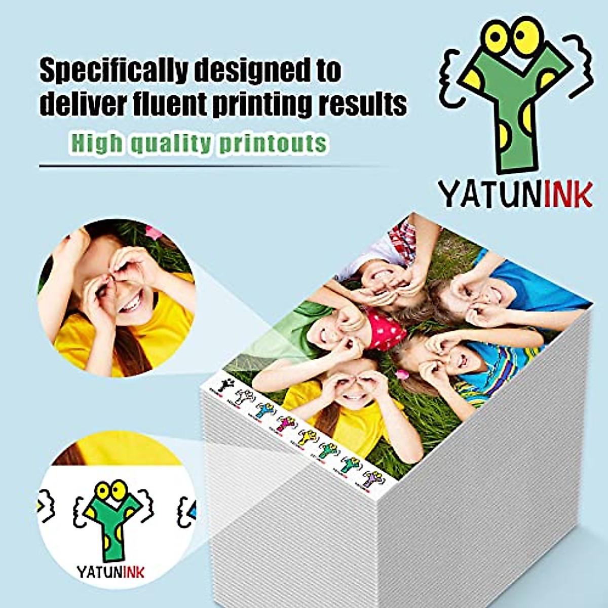 YATUNINK Remanufactured Ink Cartridges 240 and 241 for Canon 240xl and 241xl Ink Cartridge 240xl 241xl Combo Pack for Canon Pixma MG3620 MG3520 TS5120 MX532 MX472 MX432 240-241 Printer Ink (2 Pack)