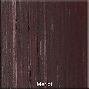 CC KITS Full-Size Conversion Kit Bed Rails for Young America Cribs | Multiple Finishes Available (Merlot)