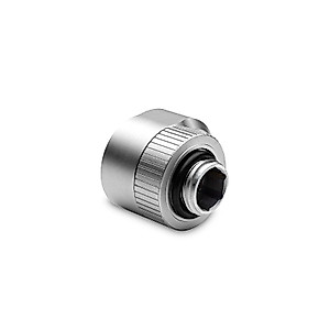 EKWB EK-Quantum Torque Rotary Offset Adapter Fitting, 7mm, Satin Titanium
