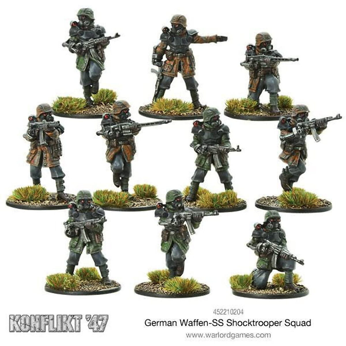 Warlord Games Konflikt '47 Waffen-SS Shocktrooper Squad