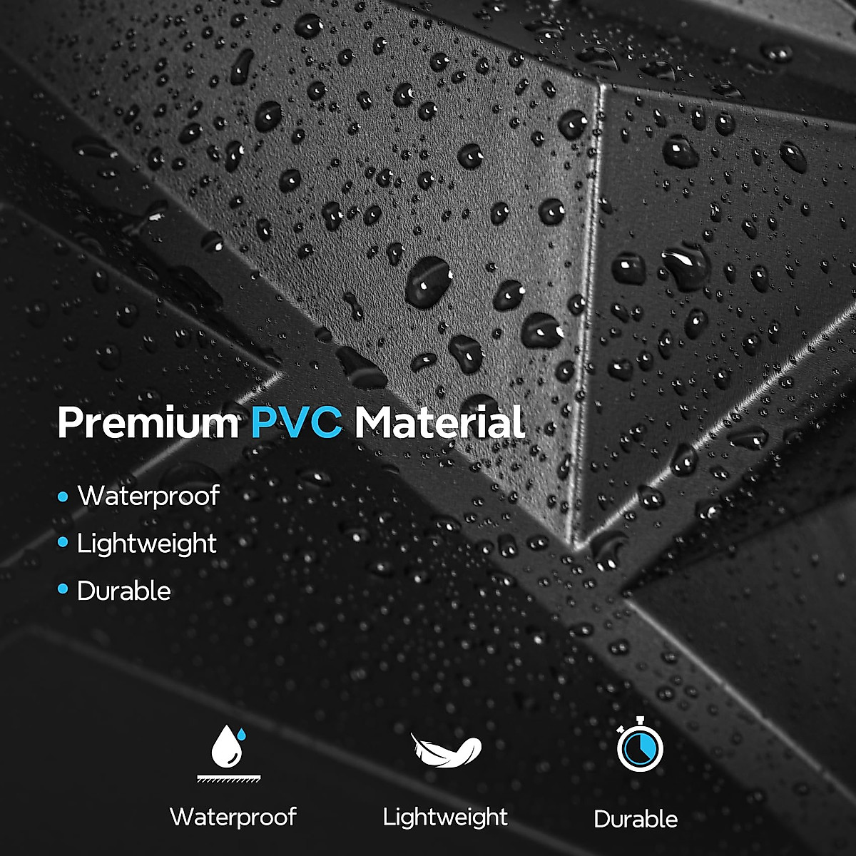 STICKGOO 33 Pack 3D Wall Panels for Interior Wall Decor, Black Diamond Design Accent Wall Decor, 12''x12'' Modern Wall Panels for Gaming Room Bedroom TV Background