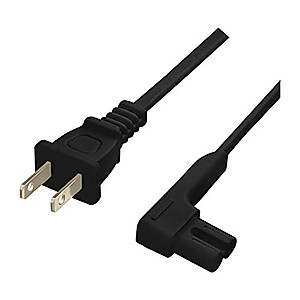 Vebner 19.5in Power Cord Compatible with Sonos One, Sonos One SL, Sonos Play-1 Speakers - Power Plug Cable (Short, Black)