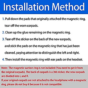 Sixsop Replacement Ear Pad Headband Cushions Compatible with Astro A50 GEN3 GEN4 Gaming Headset(Not Compatible with A50 GEN1 GEN2 and A40)