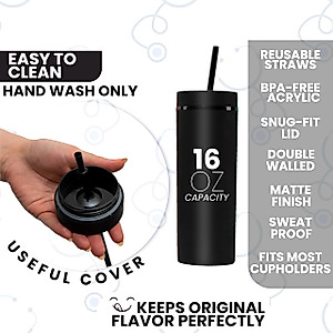 Personalized Skinny 16oz Tumbler for Nurses – Custom Gift for RN, LPN, ER or ICU Nurse – Graduation Present Idea, Thank You Present for Her – Nurse Week or Birthday Gift for Women