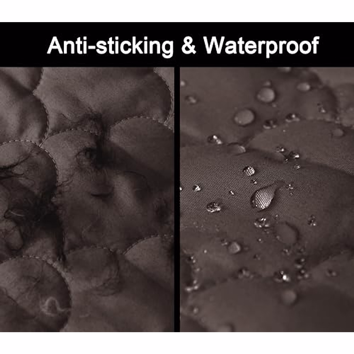 CHHKON Waterproof Nonslip Recliner Cover Stay in Place, Dog Couch Chair Cover Furniture Protector, Ideal Loveseat Slipcovers for Pets and Kids (Chocolate, 30'')