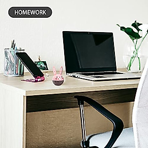 AUDRWALL Cute Kitchen Timer Mechanical Timer for Kids, 60 Minutes Manual Cooking Timer Wind Up Countdown Timer Cute Timer for Cooking Reading Sports Study Time Management and Desktop Decor (Rabbit)