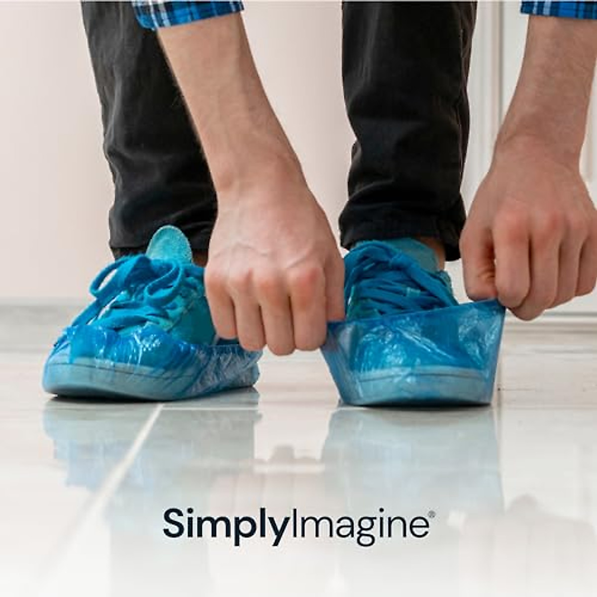 SimplyImagine Wall-Mounted Glove Dispenser for Emesis Bags, Hairnet, Face Mask, Laundry Pods, Safety Glasses, Earplugs- Acrylic Medical Shoe Covers, Safety Goggles, Toys, Hair Accessories, Beard Nets