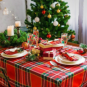 XIMISHOP 7106pcs Christmas Vase Filler,Green Red Candy Cane Vase Filler Floating Pearls Candles Clear Beads Pearl Beads for Christmas Holiday Home Decoration