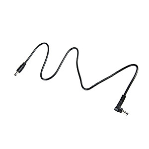 2 Pack Guitar Effect Pedal DC Cable 5.5mm x 2.1mm Power Lead Cord, 60CM Male to Male