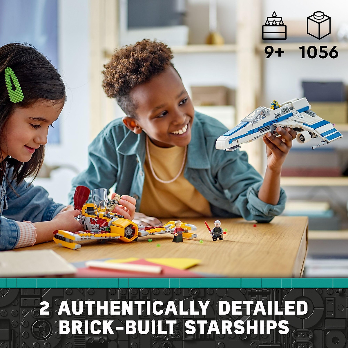 Lego Star Wars: Ahsoka New Republic E-Wing vs. Shin Hati’s Starfighter 75364 Star Wars Playset Based on The Ahsoka TV Series, Show Inspired Building Toy for Ahsoka Fans Featuring 5 Star Wars Figures