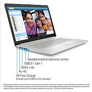2022 Latest HP 17 Laptop, 17.3" FHD IPS 100% sRGB Display, Intel Core i5-1135G7(Beat i7-1065G7), Intel Iris Xe Graphics, HDMI, Backlit KB, Webcam, HP Fast Charge, Win 11 (16GB RAM | 512GB PCIe SSD)