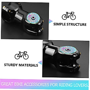 BESPORTBLE 1 Set Stem Cover Bike Fork Cap Headset Bolt Cover Bike Rainbow Cap Mountain Bike Top Cap Bike Stem Top Cap Cycling Top Cap Top Cap Headset Cap Bike Accessories Rope Alloy